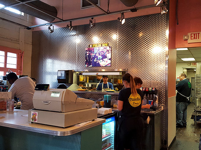 The open kitchen design isn't just practical&mdash;it's dinner theater for breakfast, where you can watch your hotcakes being birthed into existence.