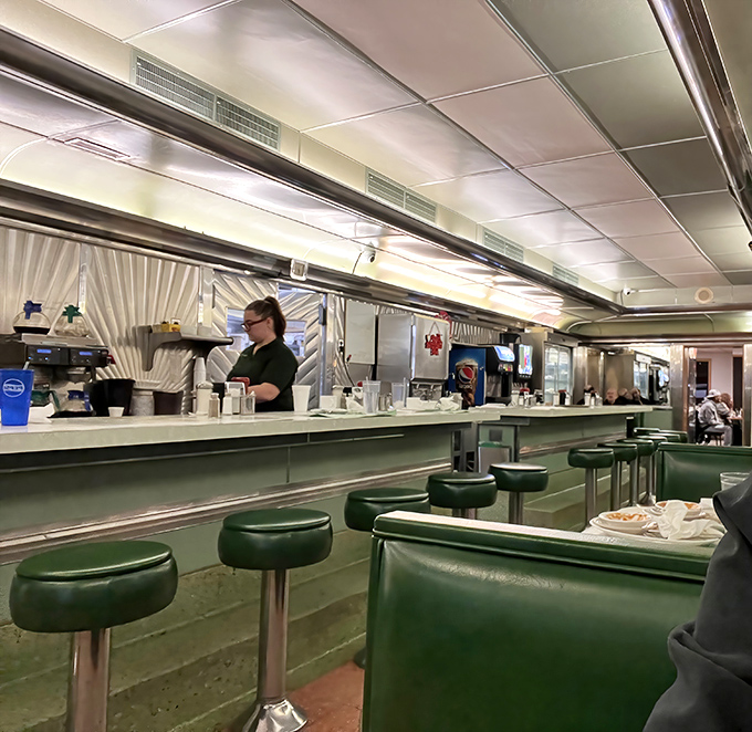 The staff moves with the choreographed precision that comes only from years of practice&mdash;like ballet dancers in comfortable shoes.