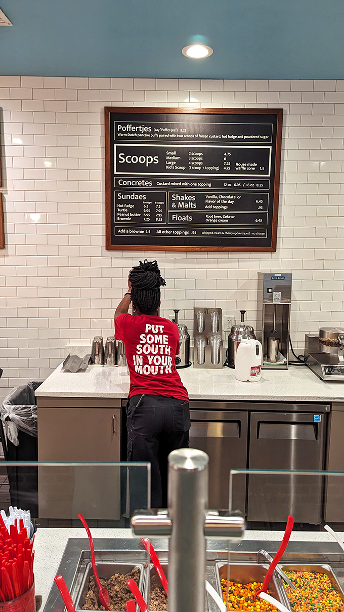 "Put Some South In Your Mouth" says it all. Behind every great custard shop is a team that knows exactly what they're doing.