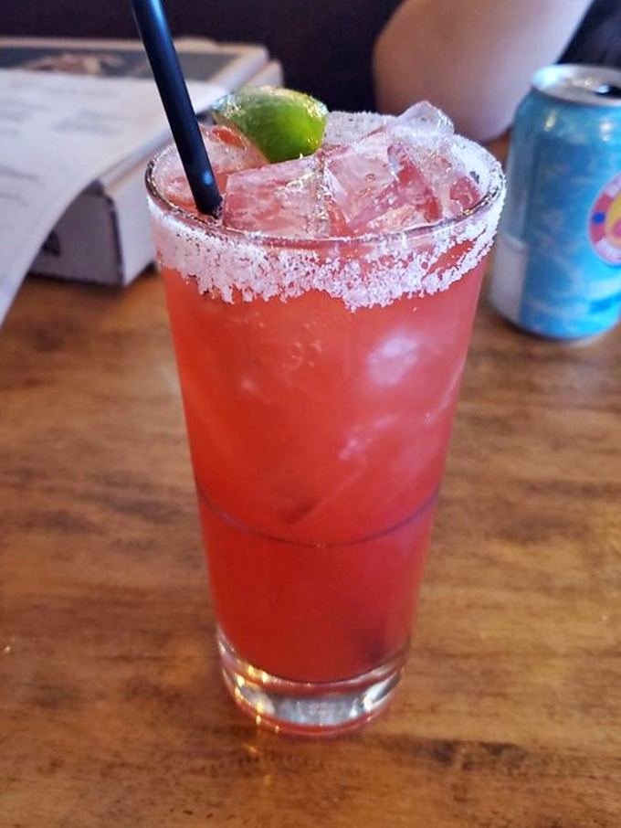 That strawberry drink with its sugar-rimmed glass isn't just refreshing&mdash;it's what summer would look like if it took liquid form.