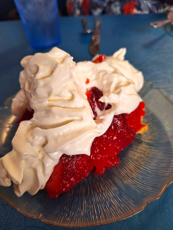 That strawberry pie with whipped cream isn't just dessert—it's a reminder that sometimes the simplest pleasures are the most profound.