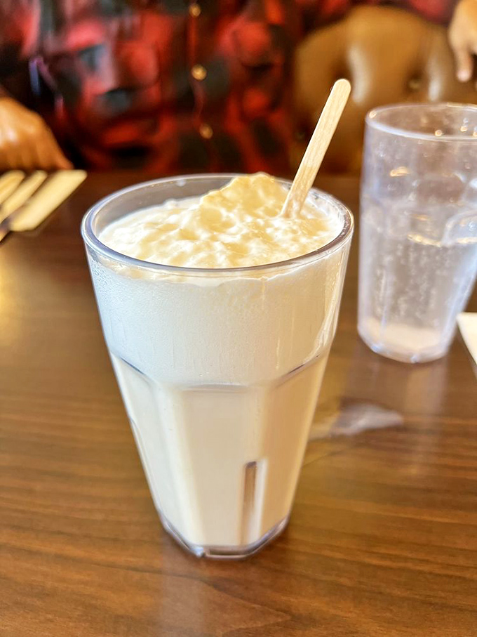 The vanilla egg cream&mdash;no eggs, no cream, just pure nostalgic delight. This frothy miracle makes you feel like you've stepped into a 1950s soda fountain.