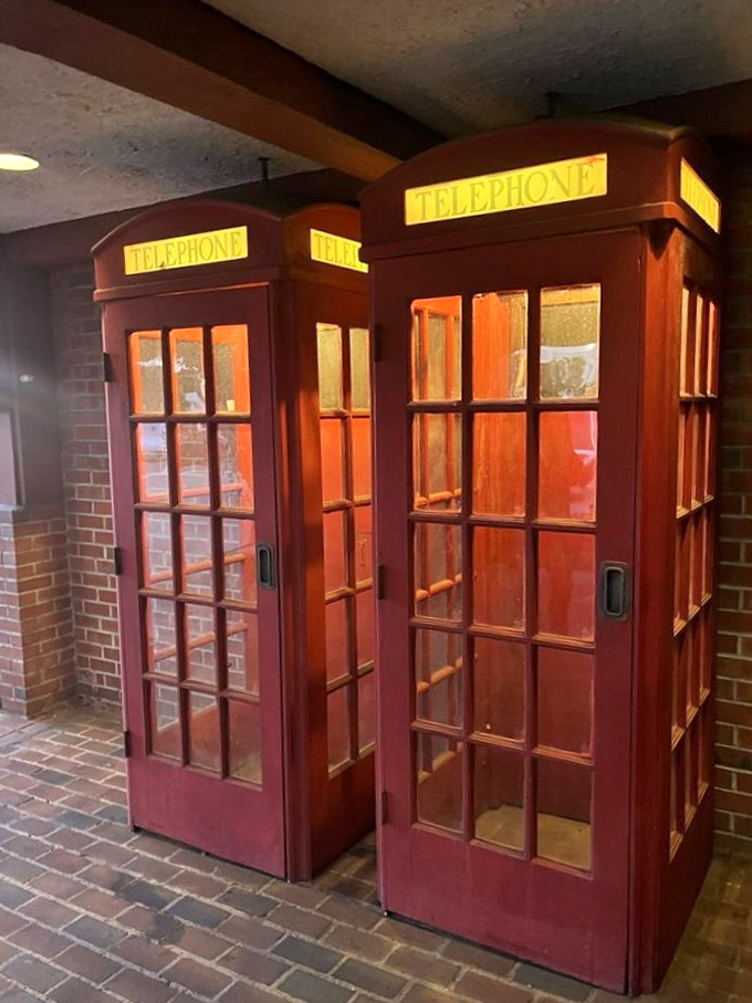 These British phone booths aren't for calling home&mdash;they're for transforming into a superhero with a full stomach.