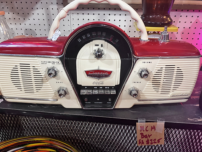 This vintage radio doesn't just play music&mdash;it transports you to sock hops and soda fountains. Nostalgia never looked so perfectly preserved.
