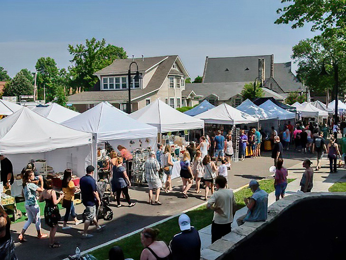 The biannual Street Fair transforms downtown into a bustling marketplace where handcrafted treasures await discovery around every corner.
