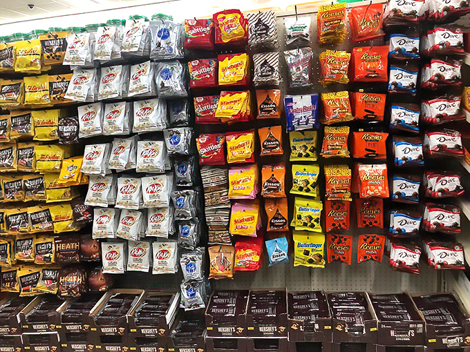 The candy aisle&mdash;a meticulously organized rainbow of temptation that makes adults feel like kids with their first allowance.