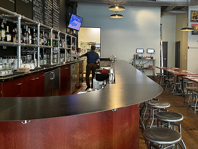 
A bar that understands fried chicken deserves proper liquid accompaniment. The impressive selection ensures your thirst will be as satisfied as your appetite. 