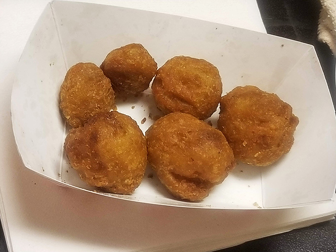 Golden-fried corn nuggets that look like they just won medals in the comfort food Olympics &ndash; crunchy outside, sweet and tender within.