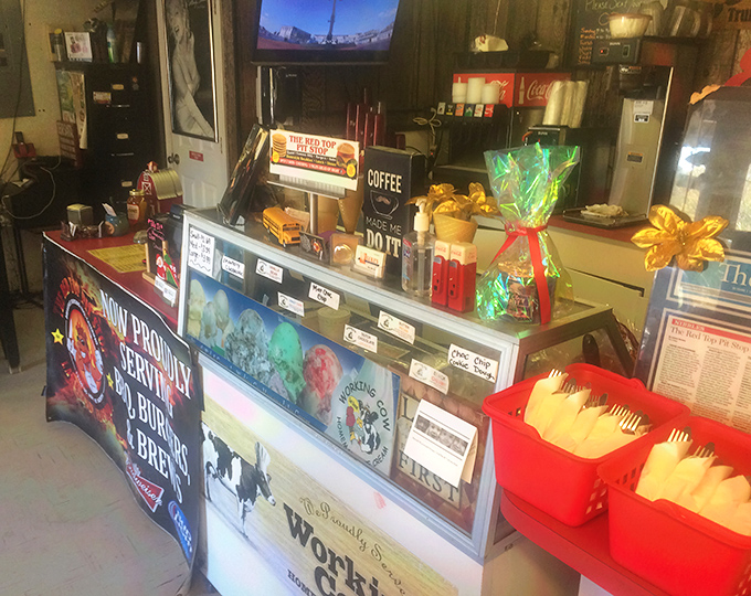 The counter area isn't just where orders happen&mdash;it's command central for a beautiful symphony of coffee refills and friendly banter.