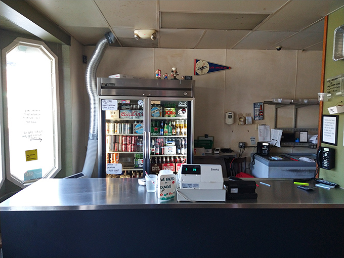 The counter where magic happens&mdash;sodas are poured, to-go orders are assembled, and regulars exchange friendly banter with staff who remember their usual orders.