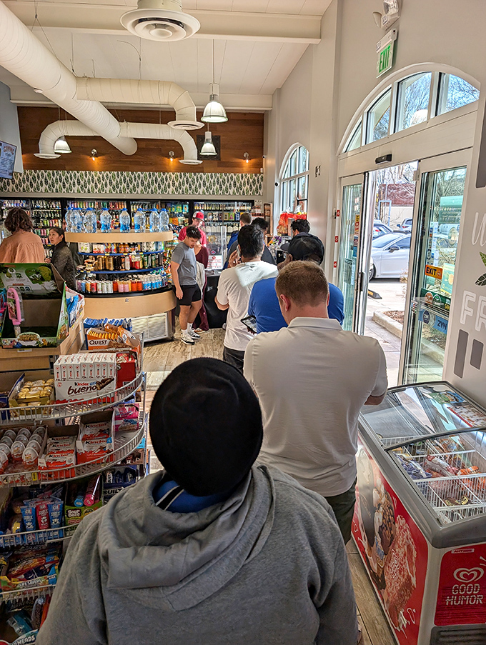 The line of devotees speaks volumes. Like pilgrims to a meaty mecca, these customers know some things are worth waiting for.