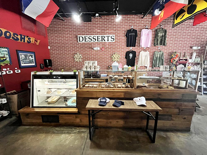 Sweet temptations await at the dessert counter, alongside merch for those who want to take a piece of Coosh's home &ndash; besides the leftovers, of course.