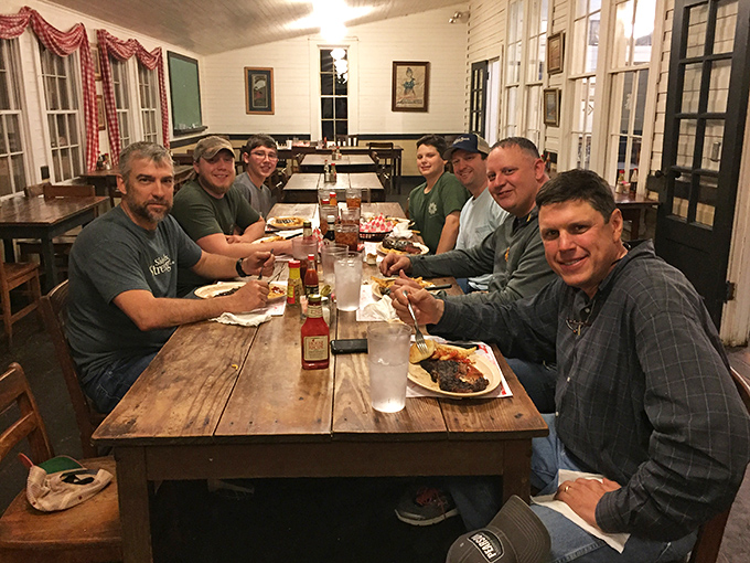 These aren't just diners&mdash;they're pilgrims who've made the journey to this temple of Southern cooking, their satisfied smiles telling you everything you need to know.