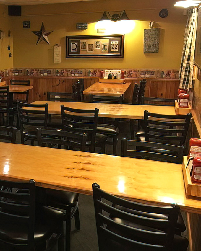 These wooden tables have witnessed first dates, family celebrations, and countless coffee refills &ndash; silent historians of small-town Pennsylvania life.