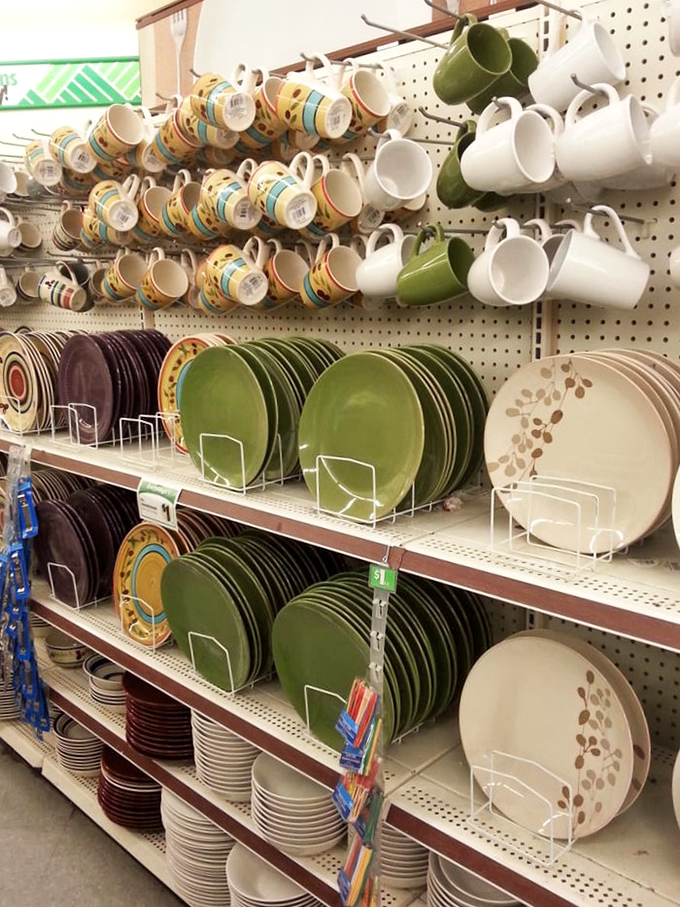 Dish-licious options! These surprisingly stylish plates and mugs would make even your grandmother's formal dining table look put-together.