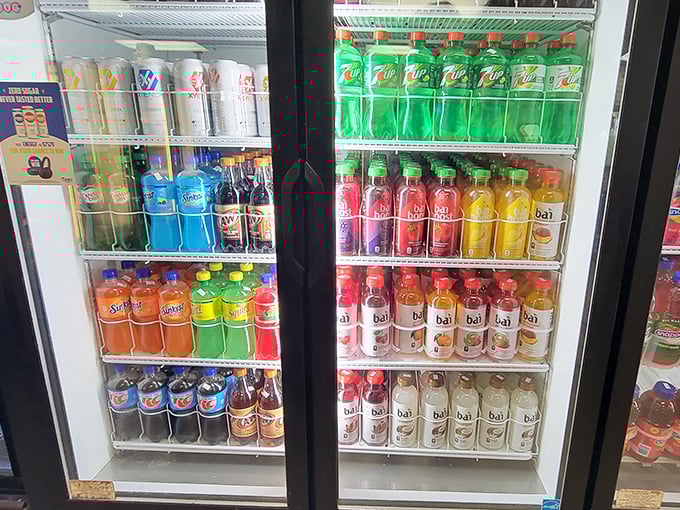 Even the beverage selection is thoughtful&mdash;because what's a perfect pastry without the perfect pairing? Hydration with options.