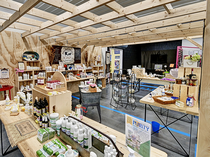 Handmade soaps and lotions arranged with the care of a gallery exhibition&mdash;because self-care should look as good as it feels.