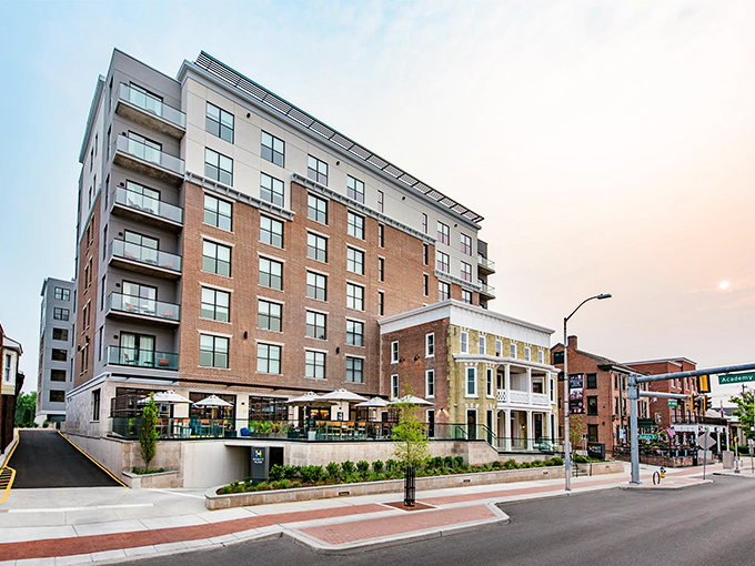 Modern meets historic as new buildings respectfully nod to architectural traditions, creating spaces that feel both fresh and familiar.