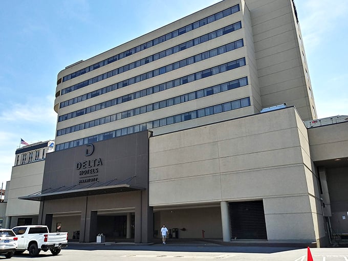 The Delta Hotel stands tall in Ashland's modest skyline, offering comfortable accommodations for visitors. City convenience without big-city prices.