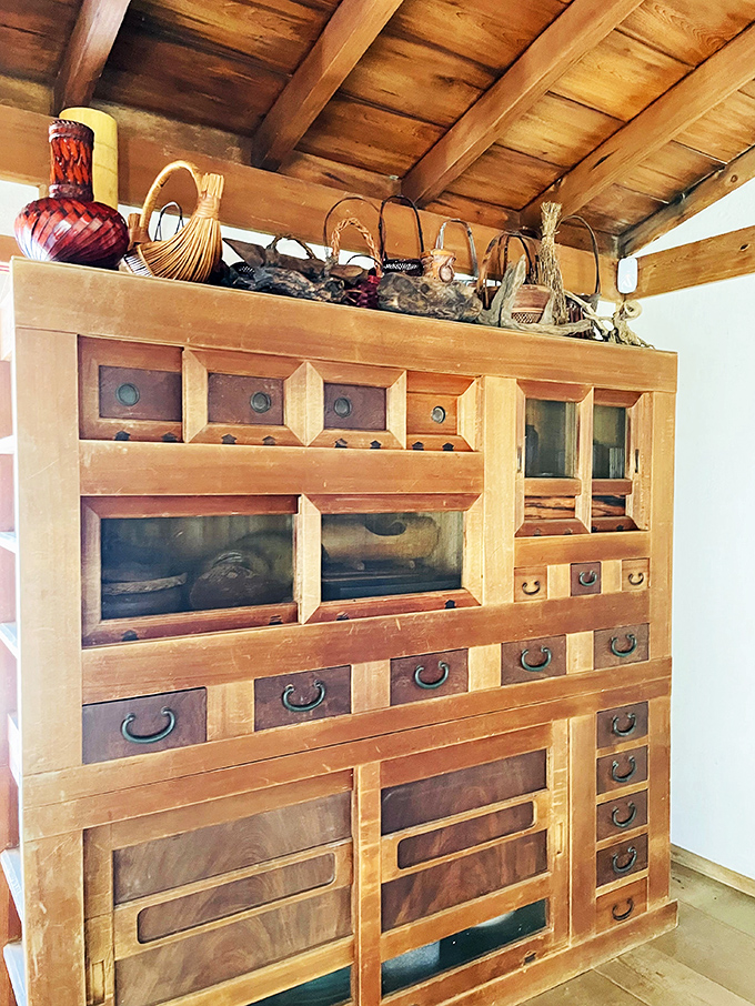 This traditional storage cabinet contains more clever compartments than your smartphone has apps, and it's been doing it for centuries.