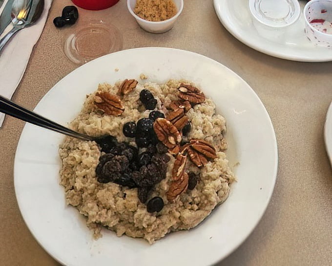 Oatmeal elevated from humble to heavenly with pecans and berries&mdash;proof that sometimes the healthiest choice can also be the most satisfying.