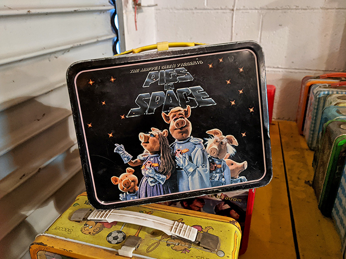 The "Pigs in Space" lunchbox reminds us of when The Muppet Show was appointment television and metal lunchboxes were the original status symbol.