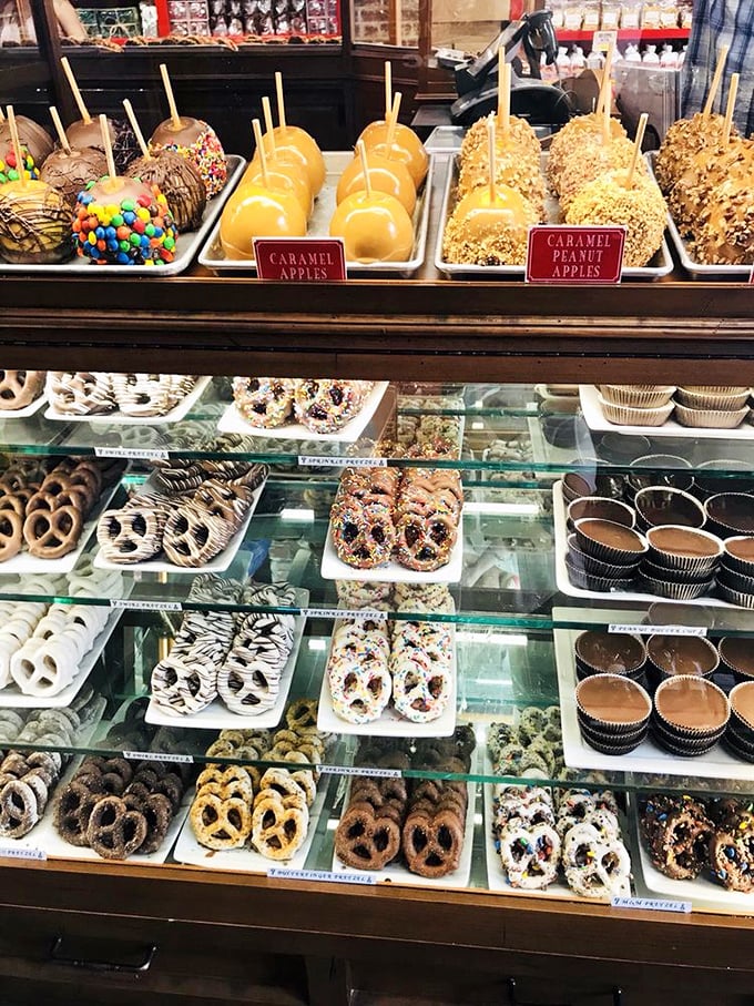 Chocolate-dipped pretzels: where sweet meets salty in perfect harmony. The ideal snack for those who refuse to make difficult decisions.