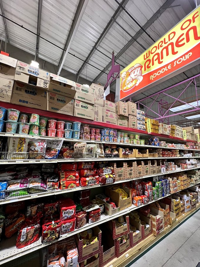 Ramen revelation! The "World of Ramen" section proves these noodles have evolved far beyond your college dorm days of midnight snacking.