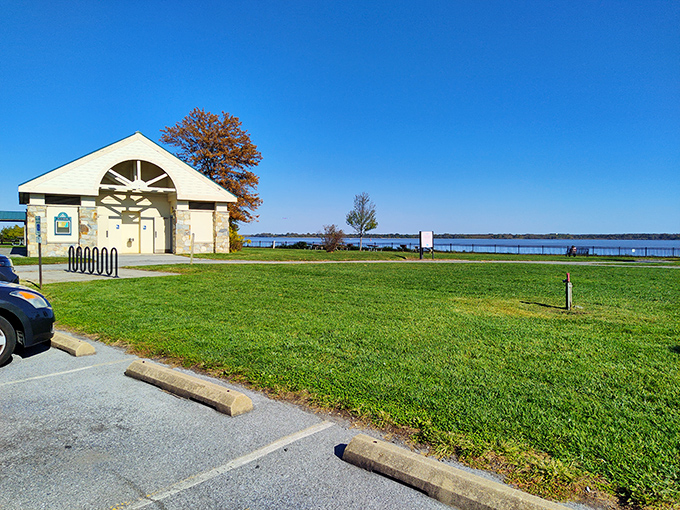This isn't just a restroom facility&mdash;it's civilization's thoughtful nod to nature lovers who appreciate good architecture almost as much as indoor plumbing.