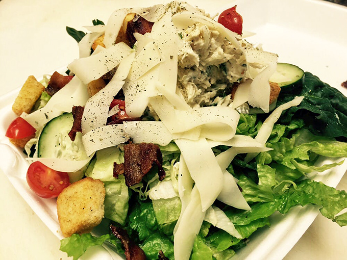 A salad that actually deserves the name&mdash;fresh, vibrant, and topped with ribbons of cheese that make eating vegetables feel like cheating.