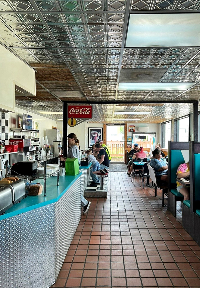 The bustling interior reveals the secret to Dagwood's longevity &ndash; a place where conversations flow as freely as the coffee.