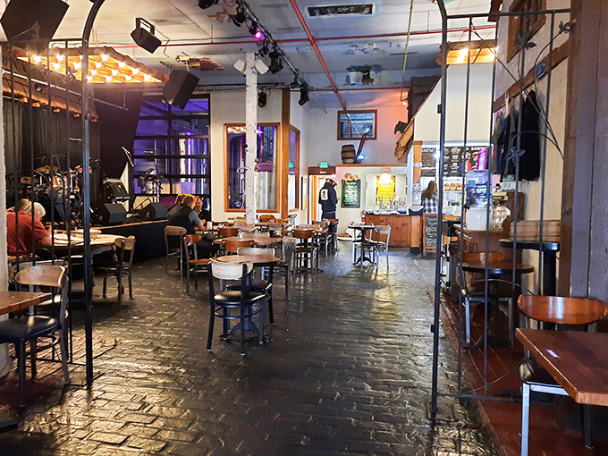 The dining area feels like the living room of that cool European friend who always has the best food and stories to share.