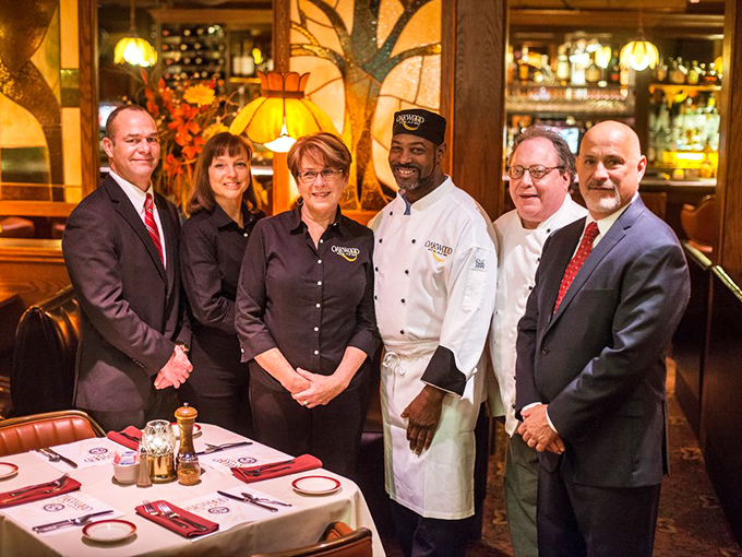 The team behind the magic&mdash;these folks know more about perfect steak temperatures than most people know about their own relatives.