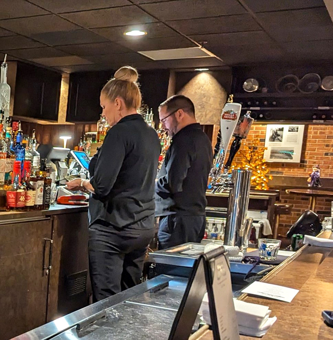 The unsung heroes of your perfect evening, moving with practiced precision. These professionals have mastered the art of being there exactly when needed.