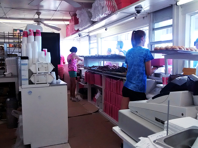 Behind the scenes, dedicated staff work their magic, turning simple ingredients into the stuff of culinary legends.