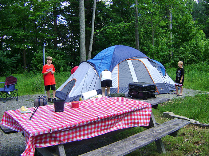 Home sweet temporary home. Setting up camp here is the adult equivalent of building the ultimate childhood fort—but with better snacks.