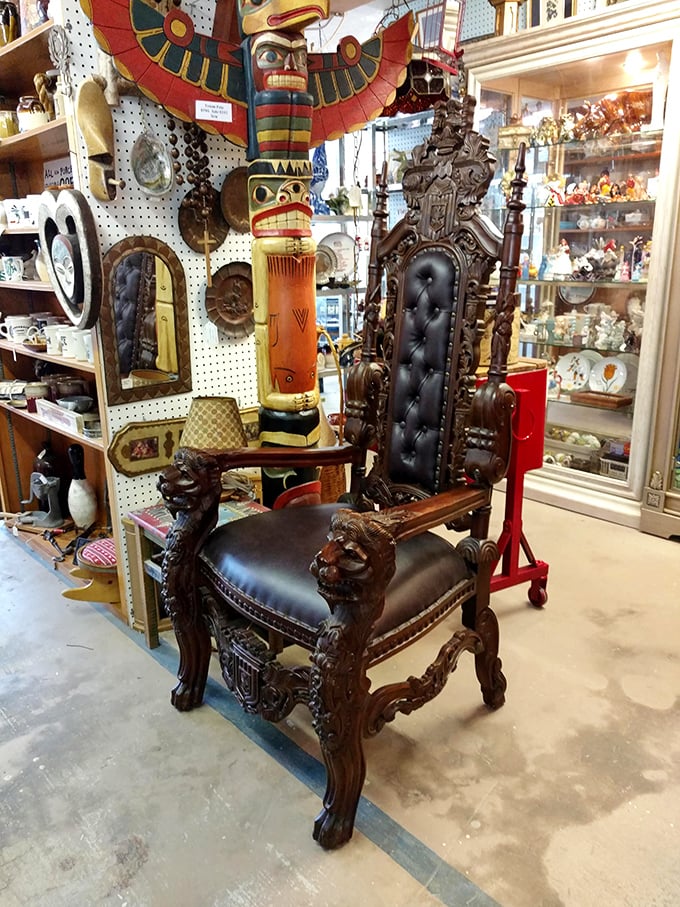 When your chair needs to make a statement. This ornate throne would make even Game of Thrones fans jealous&mdash;perfect for reading or royal proclamations.