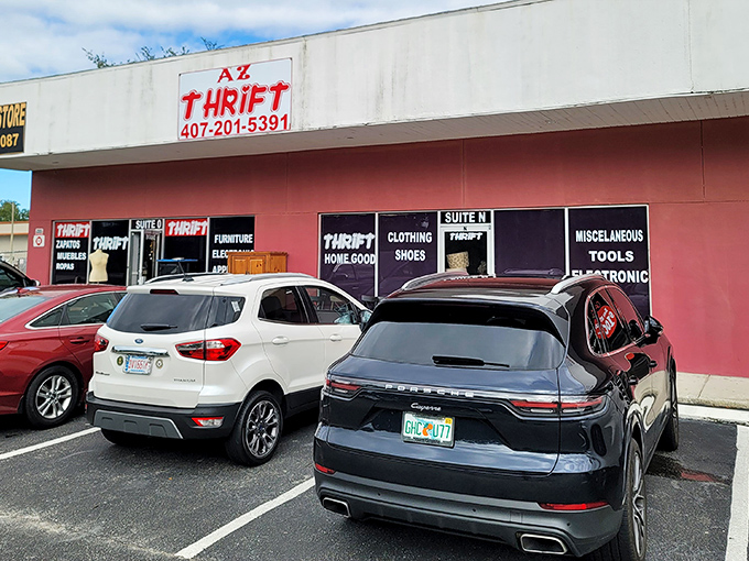 AZ Thrift's straightforward storefront might not win design awards, but the treasures inside speak for themselves.