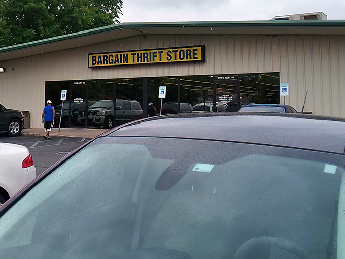 Simple, straightforward, and seriously affordable. This unassuming storefront holds hidden treasures for the patient hunter with a sharp eye.