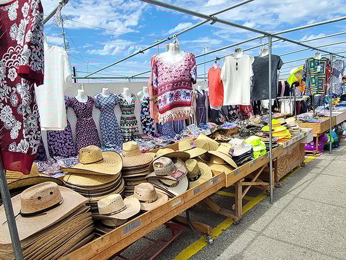 The neat rows of cowboy boots would make even Clint Eastwood stop and consider a new pair.