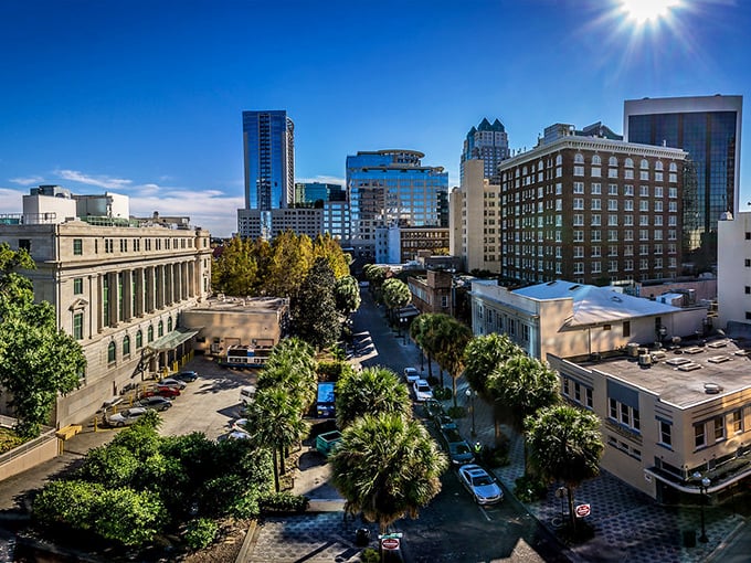 When the Orlando sun hits those downtown buildings just right, you remember why they call Florida the Sunshine State.
