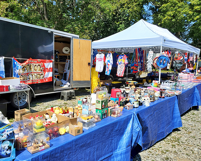 Simple tables at Willow Glen let the merchandise shine&mdash;each item waiting for the right person to give it a second life.