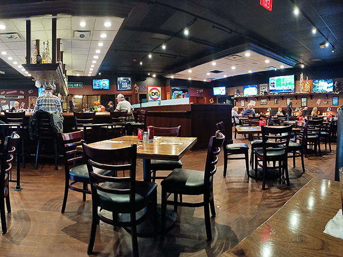 The dining room hums with conversation and satisfaction. Every table tells a story, and most end with clean plates and satisfied smiles.