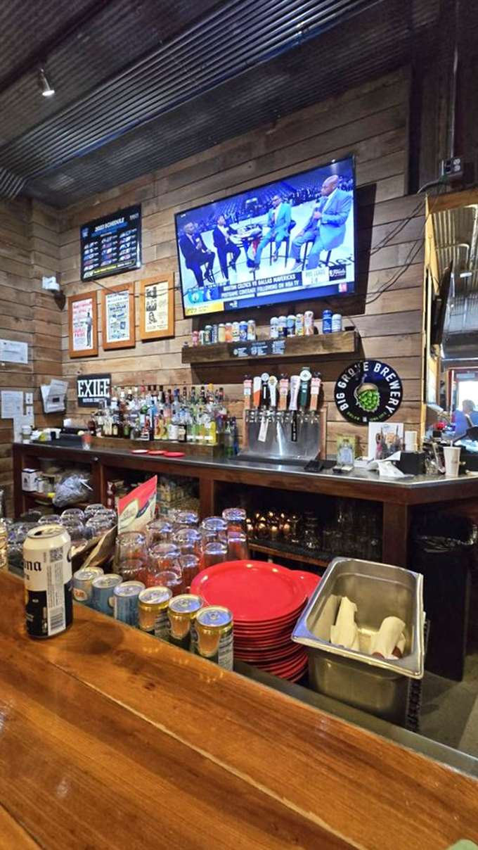 Where libations meet location. This well-stocked bar ensures your chicken has the perfect liquid companion for your flavor journey.