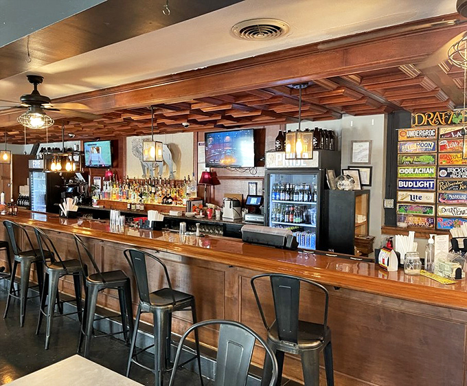 The bar isn't just serving drinks&mdash;it's offering liquid courage to help you tackle that full rack of ribs you've been eyeing.