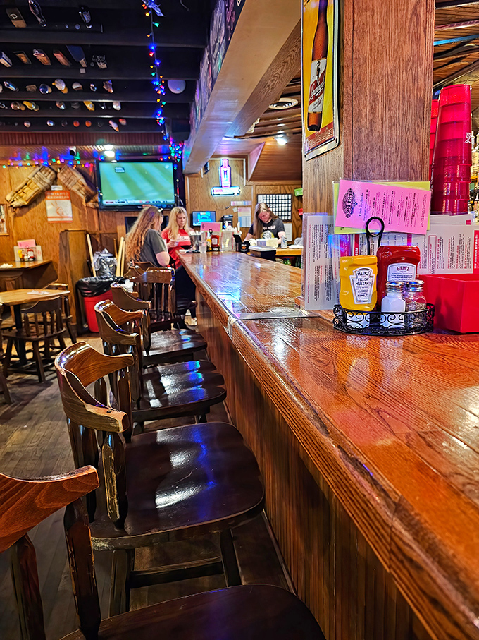 These bar stools have supported more life decisions, celebrations, and heartbreaks than any therapist's couch in Butler County. 