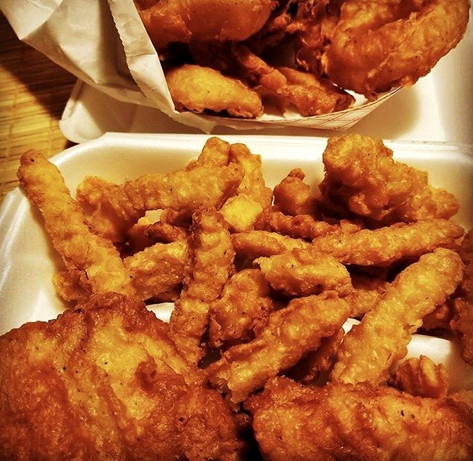 These golden fish strips aren't just fried&mdash;they're transformed into crunchy, tender treasures that make you forget all other food groups exist.