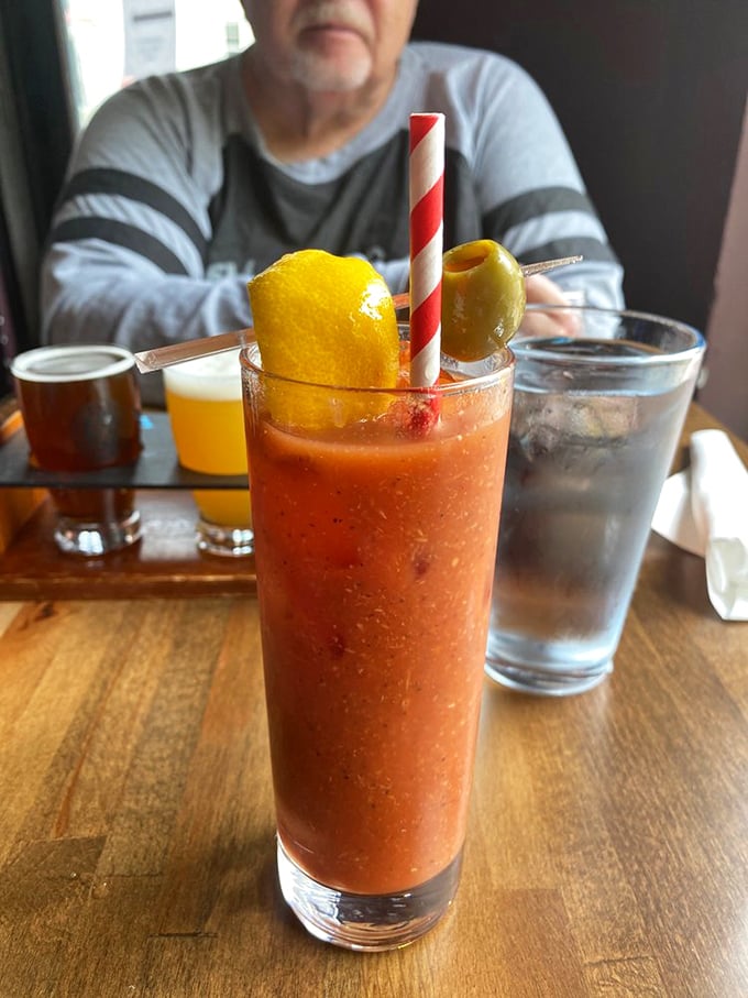 A Bloody Mary that's practically a meal&mdash;garnished with such enthusiasm it deserves its own Instagram account.