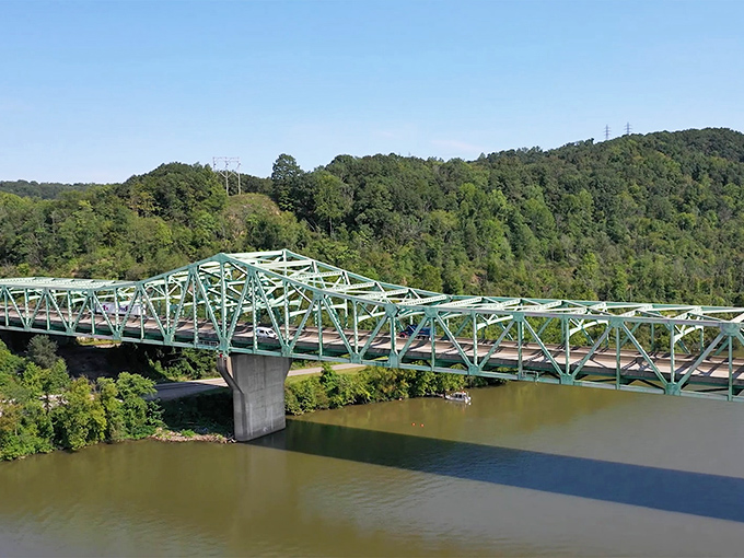 Bridges in West Virginia don't just connect places&mdash;they frame them. This span offers a perfect portrait of the river that shaped Buckhannon's story.