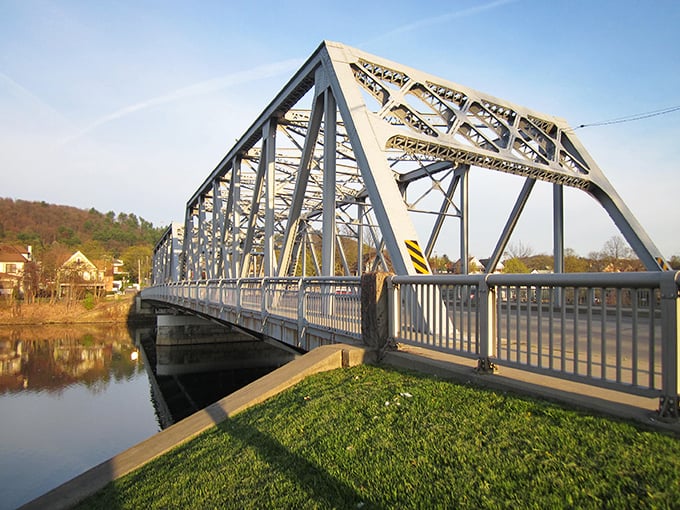 Historic bridges span more than water&mdash;they connect past and present in this charming Pennsylvania river town.